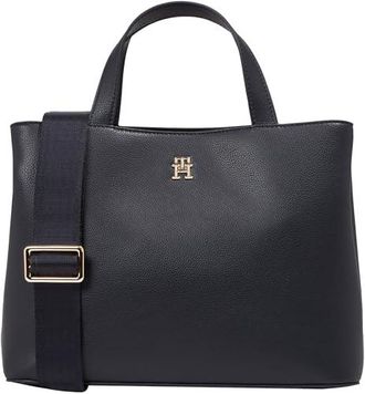 Tommy Hilfiger TH Essential SC Satchel Corp AW0AW16075, Sacoches Femme, Bleu (Space Blue), OS