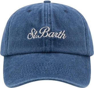 MC2 Saint Barth Femme, Accessoires, Bleu, Taille: ONE Size Davis Ball Cap