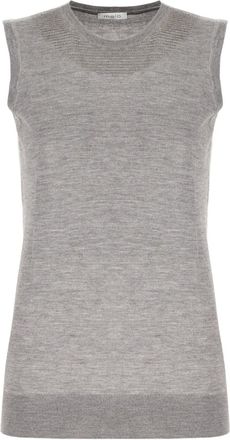 Malo haut en maille à ornements - Gris