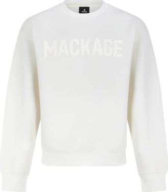 Mackage Homme, Sweatshirts et sweats &agrave; capuche, Beige, Taille: M Julius Double-Face Jersey Logo SweaT-shirt