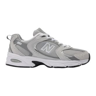 New Balance Canvas Sneakers mit Wildleder Eins&auml;tzen - - Shoes - Herren - Grau - 37 1/2 EU