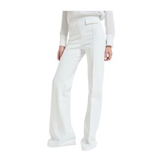 Elisabetta Franchi Damen, Hosen, Wei&szlig;, LGr&ouml;&szlig;e