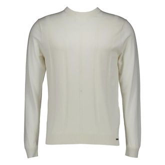 Gentiluomo Round Neck Ls Truien - - Knitwear - Herren - Wei&szlig; - L
