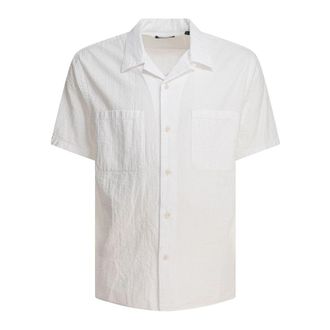 Vince Seersucker-Hemd - - Shirts - Herren - Wei&szlig; - S