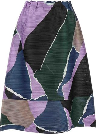 Pleats Please Issey Miyake Jupe Midi - Surprise
