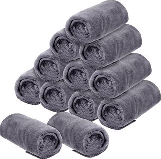 Tatuo Salon Handt&uuml;cher Set Mikrofaser Friseurhandt&uuml;cher Schnelltrocknende Haart&uuml;cher Saugf&auml;hige Duscht&uuml;cher Weiche G&auml;stehandt&uuml;cher f&uuml;r Friseur Spa Gym Damen