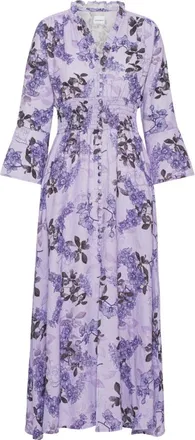 Americandreams Americandreams, Femme, Robes, Violet, Taille: 40 FR Sally Cotton Long Dress