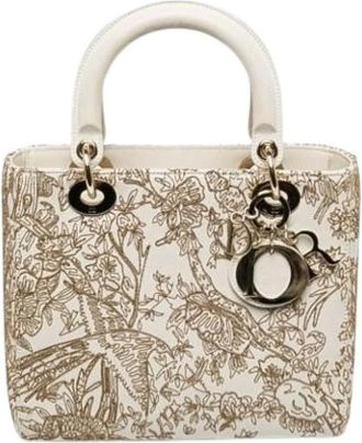 Dior Sac Lady Pre-owned - Femme - Pre-owned - Blanc - Taille: ONE Size