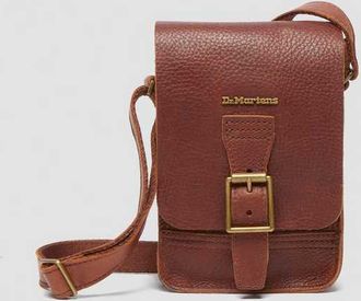 Dr. Martens Ambassador Leder Umhängetasche in Braun