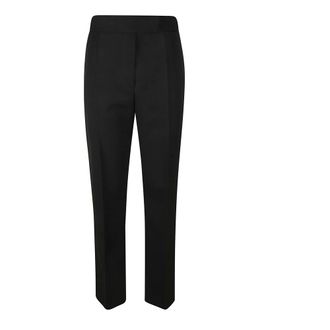 Prada Kompakte Gabardine-Hose - - Trousers - Damen - Schwarzk - XS