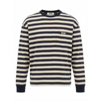 Msgm Msgm - Pulls &agrave; col rond - Homme - Pulls - Multicolore - Taille: L