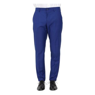 Patrizia Pepe Elegante Wollmischung Stretchhose - - Trousers - Herren - Blau - L