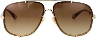 Chloé Damen, Accessories, Braun, 62 MMGröße