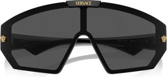 Versace Lunettes de soleil Shield - unisex - Accessoires - Noir - Taille: 47 MM