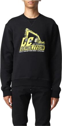Dsquared2 Femme, Sweatshirts et sweats &agrave; capuche, Noir, Taille: 44 FR SweaT-shirts