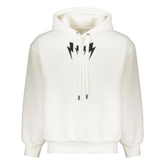 Neil Barrett Homme, Sweatshirts et sweats &agrave; capuche, Blanc, Taille: L SweaT-shirts & SweaT-shirts &agrave; capuche