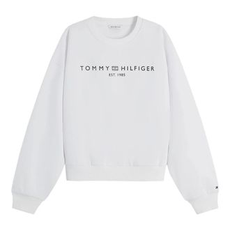 Tommy Hilfiger Damen, Sweatshirts & Hoodies, Wei&szlig;, 2XSGr&ouml;&szlig;e