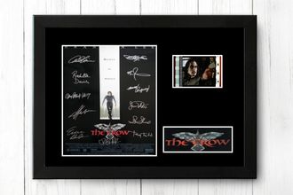 Generic The Crow Filmstreifen, gerahmt, signiert, Brandon Lee