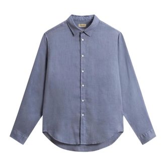 Woolrich Homme, Chemises, Bleu, Taille: M Casual Chemises