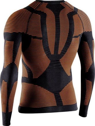 X Bionic Langarmshirt Precuperation Shirt Effektor 4.0 - orange/schwarz - Herren