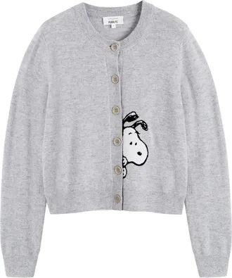 Chinti and Parker Strickjacke Sneeky Snoopy