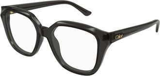 Chlo&eacute; Femme, Accessoires, Gris, Taille: 53 MM Lunettes de vue carr&eacute;es