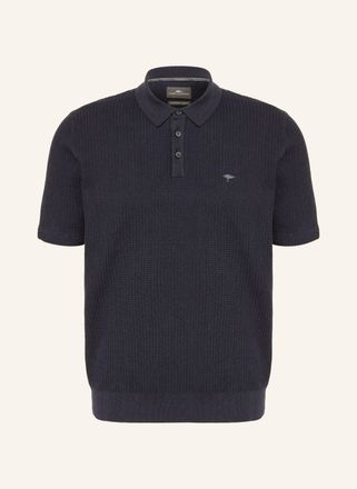 Fynch-Hatton Fynch-Hatton Strick-Poloshirt blau