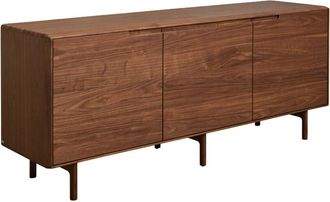 Sklum Sideboard 180x45 cm aus Treveris-Holz Braun Walnuss