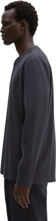 Marc O'Polo Langarmshirt aus geripptem Interlock-Jersey