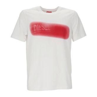 Diesel unisex, Tops, Blanc, Taille: M T-Chemises