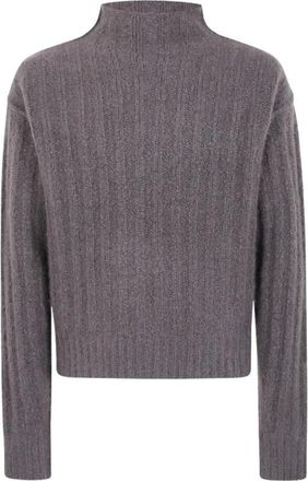 Rick Owens Pull &agrave; col roul&eacute; - Homme - Pulls - Gris - Taille: M