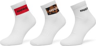 HUGO BOSS Lange Socken HUGO 50557158 Wei&szlig;