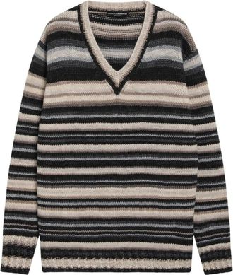 Dolce & Gabbana Wollmischungs-Pullover - - Knitwear - Herren - Mehrfarbig - L