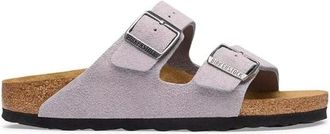 Birkenstock Femme, Chaussures, Violet, Taille: 39 EU Arizona Cuir Velours Coupe &Eacute;troite