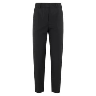 Seventy Blaue Straight Leg Hose mit hoher Taille - - Trousers - Damen - Schwarzk - XL