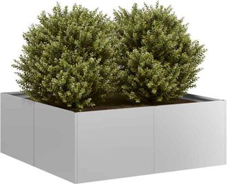 vidaXL Jardini&egrave;re 80x80x30 cm acier galvanis&eacute; Vidaxl