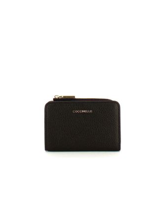 Coccinelle Womens Wallet Black Cowhide Bags