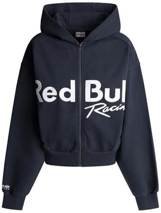 Pepe Jeans London Red Bull Racing X Pepe Jeans Logo Zip Hoodie Maillot de surv&ecirc;tement, Bleu (Bleu Dulwich), M Femme