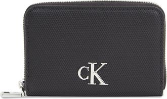 Calvin Klein Jeans Geldbörse Calvin Klein Jeans Minimal Monogram M Zip Around T K60K611970 Schwarz