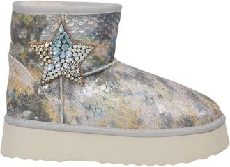 Alma En Pena Alma EN Pena, Femme, Chaussures, Gris, Taille: 38 EU Bottine cheville combinée