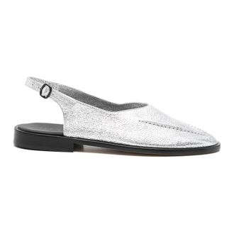 Hereu Juliol Slingback Metallic - - Shoes - Damen - Grau - 38 EU