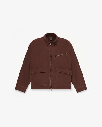Timberland Strafford Canvas-Jacke f&uuml;r Herren in Dunkelbraun, Herren, Braun, Gr&ouml;&szlig;e