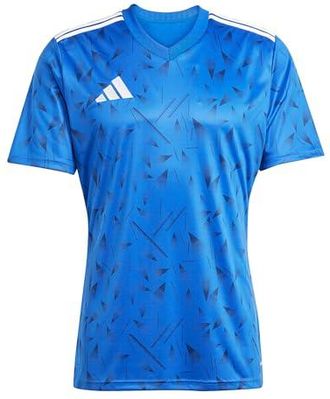 adidas Tee-Shirt en Jersey Team Icon 25 pour Homme, Bleu Roi/Blanc, L