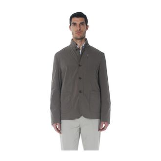 Duno Giacca con imbottitura leggera- chiusura zip e bottoni - - Jackets - Herren - Braun - XL