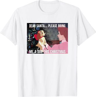 Disney Lady And The Tramp Dog For Christmas T-Shirt