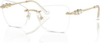 Swarovski unisex, Accessoires, Jaune, Taille: 55 MM Sk1014 Optical Frame
