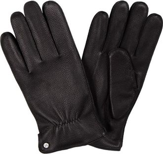 Pearlwood Herren Handschuhe schwarz Hirschleder