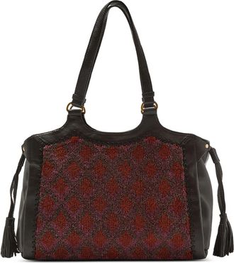 Maliparmi sac porté épaule à pampilles - Noir