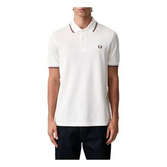 Fred Perry Polo M3600 - Homme - Tops - Blanc - Taille: S
