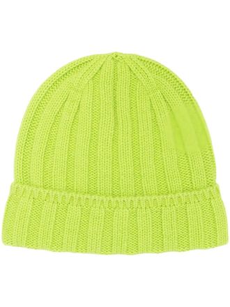 VANISÉ bonnet nervuré en cachemire - Vert